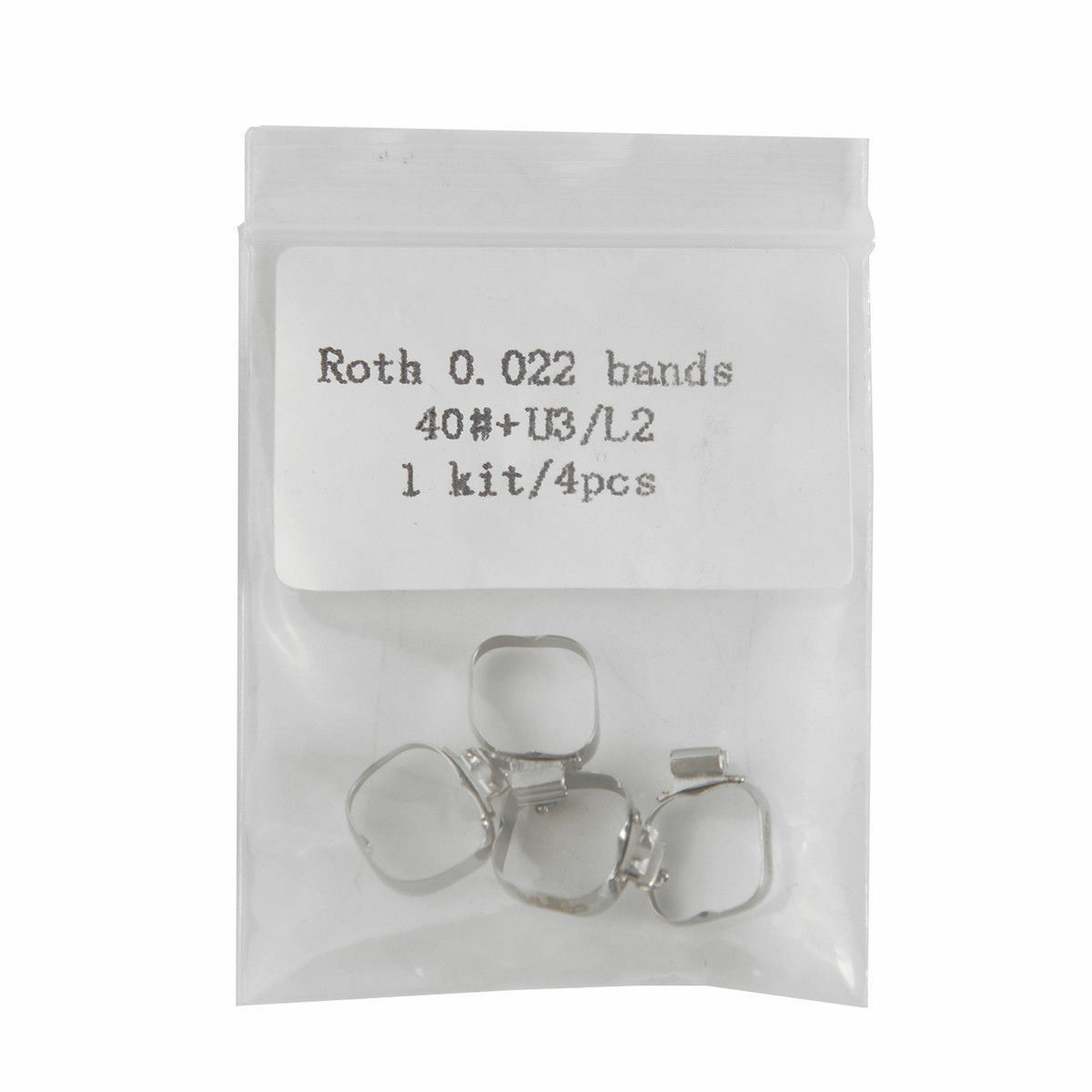 1 Pack Dental Orthodontic Prewelded Bands Roth 022 U3/L2 1st Molar #29 ...