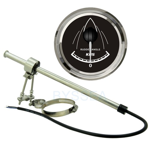 KUS Marine Boat Rudder Gauge Angle Indicator With JSM4480 Rudder Sensor ...