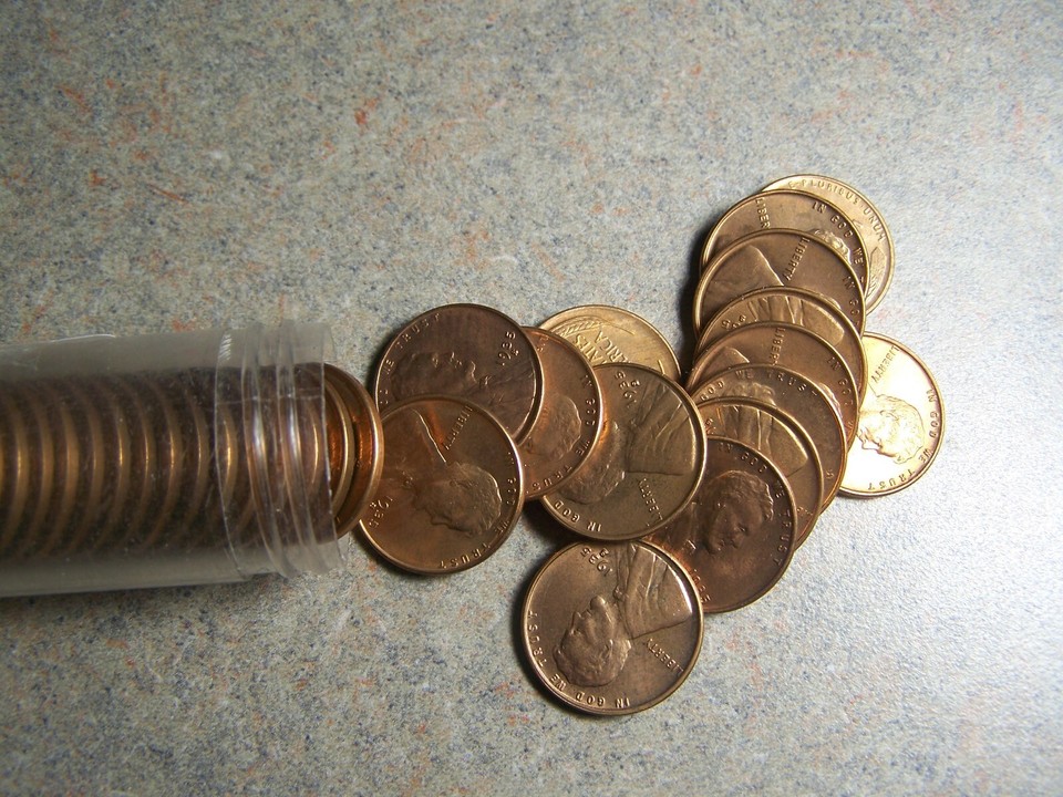 (4) Coins 1935 S BU Lincoln Cent - Original BU Roll - (4) Coins - RARE ...