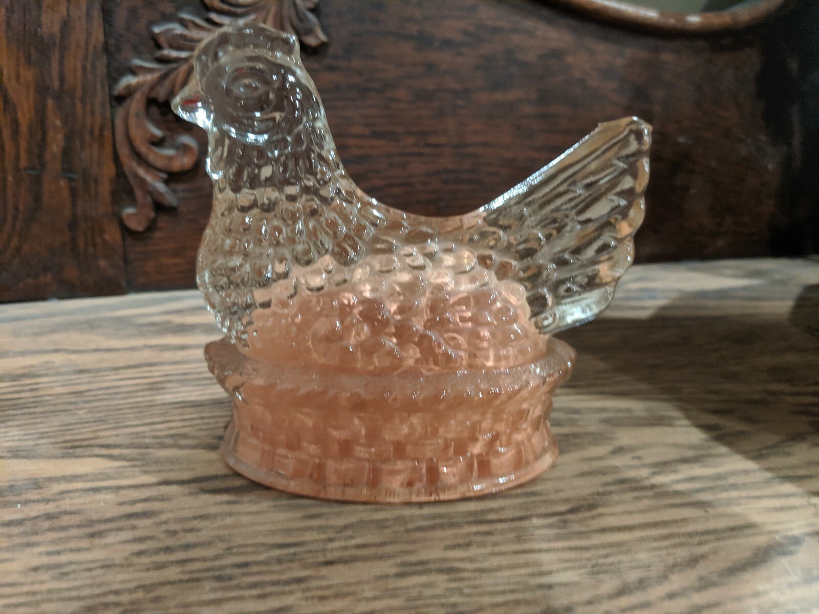 Vintage glass Chicken | eBay