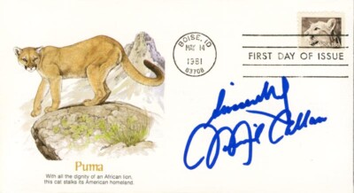 MICHAEL "MICKEY" CALLAN - FIRST DAY COVER WITH AUTOGRAPH SENTIMENT ...