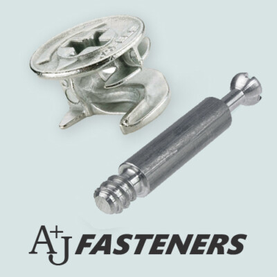 15MM CAM LOCK & 34MM DOWEL PINS - FLAT PACK FURNITURE IKEA FIXINGS ETC ...