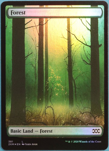 Forest (381) FOIL Double Masters NM (310217) ABUGames | eBay