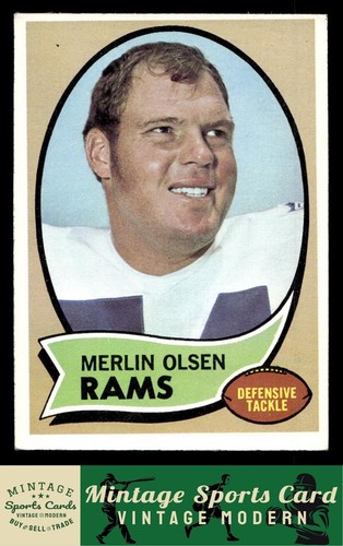 1970 Topps - Merlin Olsen - #237 Los Angeles Rams | eBay