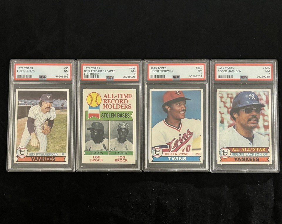 1979 Topps Baseball Complete Set NM 726,(9) PSA Graded SLABS, 3 1979 ...