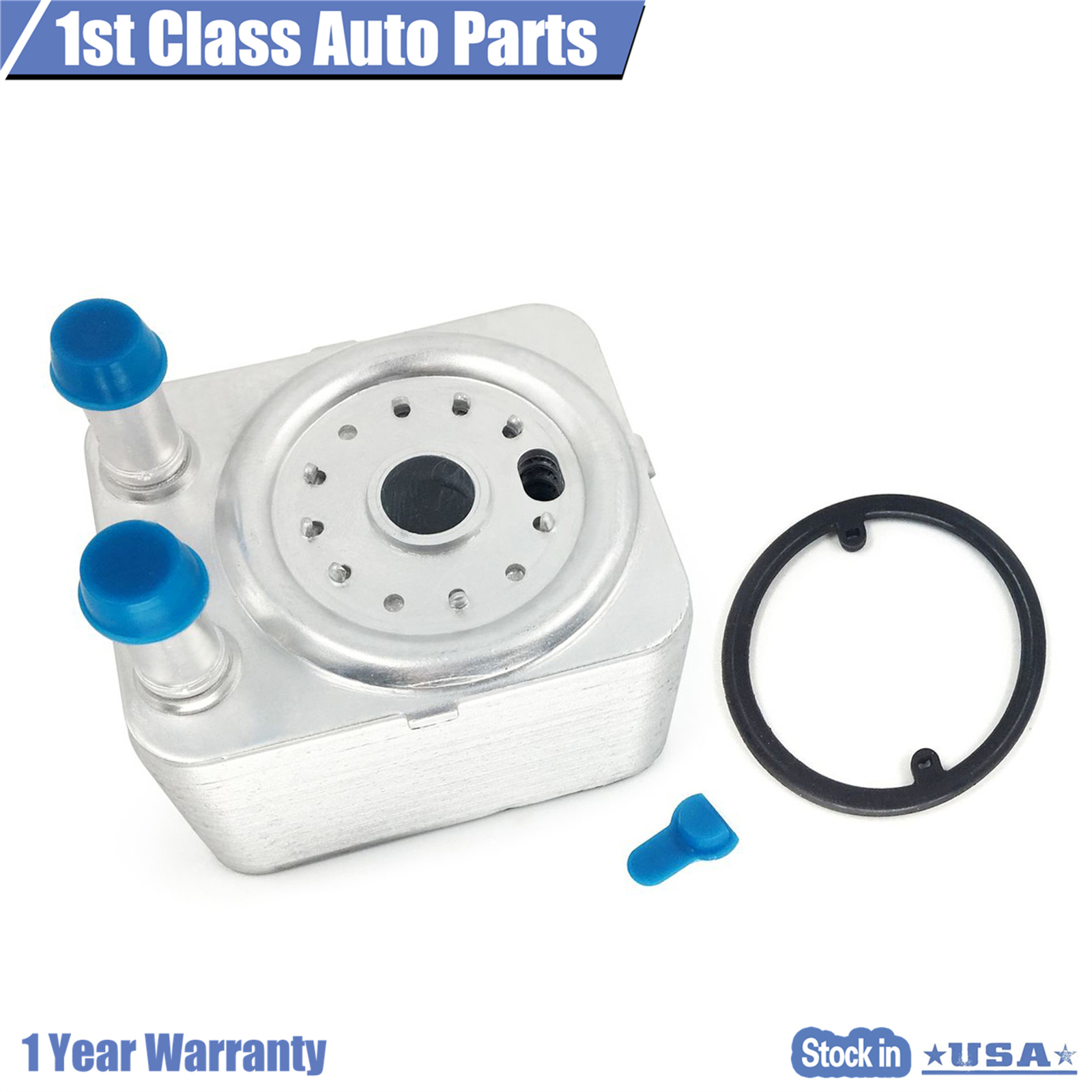 Engine Oil Cooler W/ Gasket For 2004-2006, 2008-2016 Porsche Cayenne ...