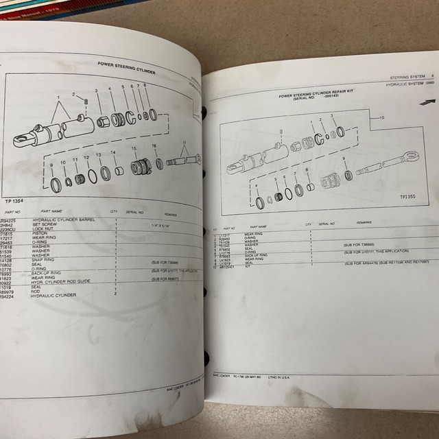 John Deere 644c Loader Parts Catalog for sale online | eBay