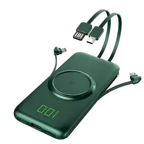 MONSTER Digital 20000mAh Power Bank w/Charging cables- iphone + android ...