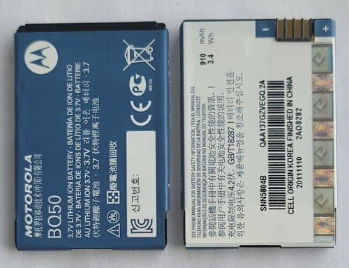 BQ50 Battery For Motorola V465 W175 W230a W375 W376 EM28 MB810 W233 ...