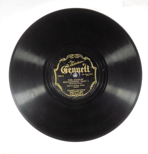 78 RPM -- Monroe County Bottle Tippers (Lowe Stokes), Gennett 6585, E+ ...