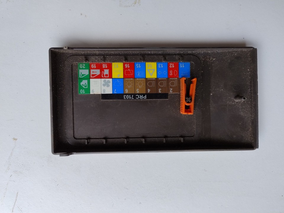 Range Rover Classic Fuse Box Panel Cover Plastic Housing Lid Case Land ...