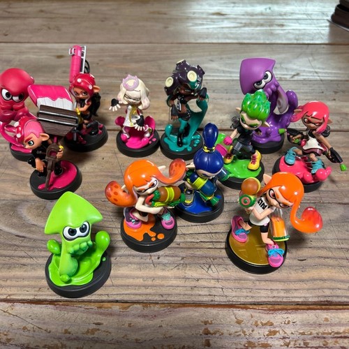 Splatoon Amiibo 12-Figure Set No Duplicates - Nintendo Official | eBay