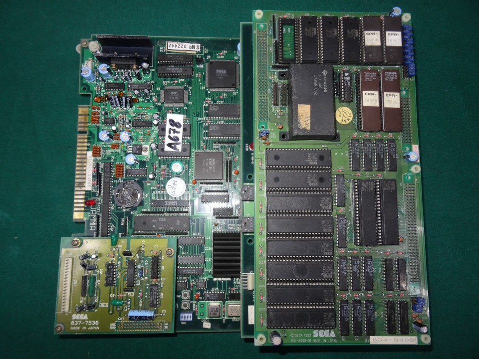 SEGA SYSTEM 32 BOARD F1 SUPER LAP PCB JAMMA ARCADE BOARD | eBay UK