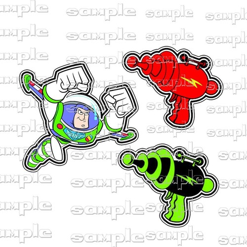 Disney Buzz Lightyear kfwr 3 pc gg Premade Scrapbook Page Paper Piece ...