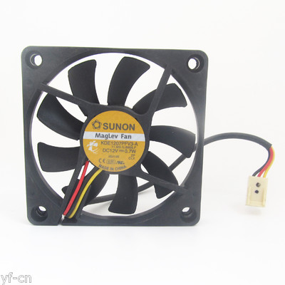 50pcs SUNON MagLev DC Cooling fan KDE1207PFV3-A 70x70x10mm 7010 DC12V 0 ...