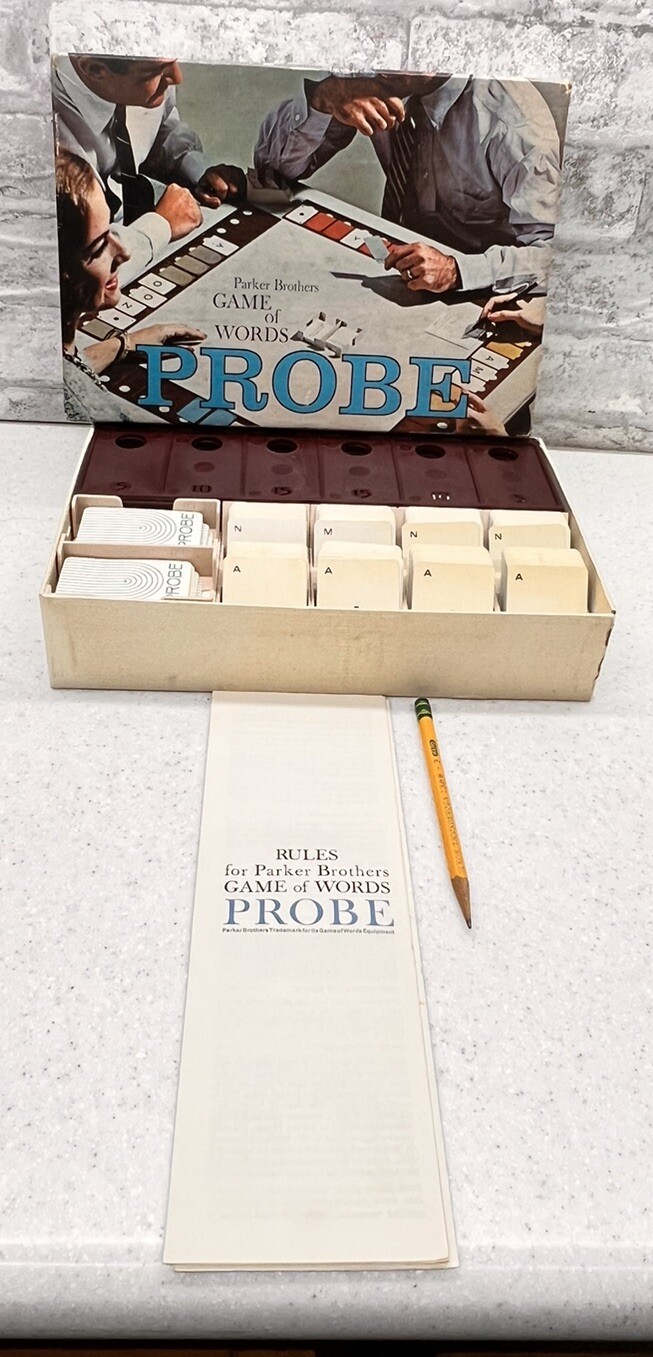 1964 Probe Game of Words Vintage Board Game Parker Brothers Complete | eBay