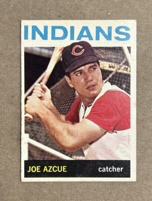 1964 Topps Baseball Joe Azcue Cleveland Indians Card #199 | eBay