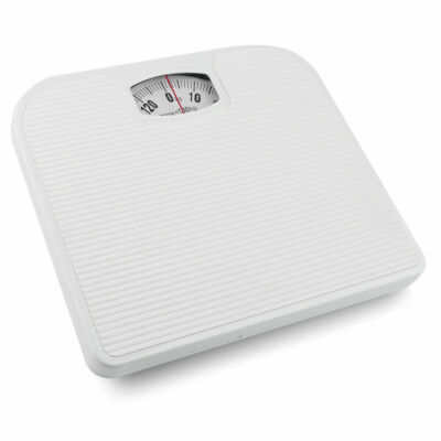 Mechanical Dial Bathroom Scales Weighing Scale Body Weight White 130kg ...