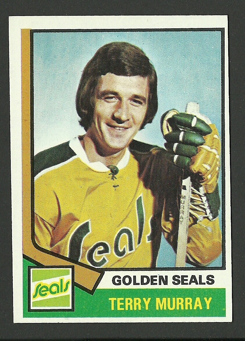 Terry Murray California Golden Seals #126 1974-75 Topps Hockey Card NM ...