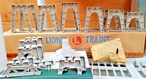 Lionel Trestle Set No. 110-23 22 Pcs + Bag Connectors Vintage HO Model ...