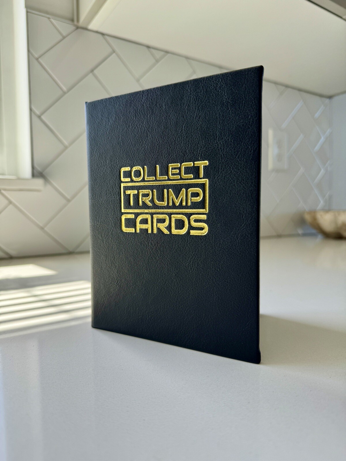 Official Collect Trump Cards physical card with piece of Mugshot suit ...