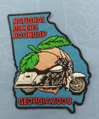 NATIONAL BIKERS ROUNDUP GEORGIA 2003 PATCH BRAND NEW | eBay