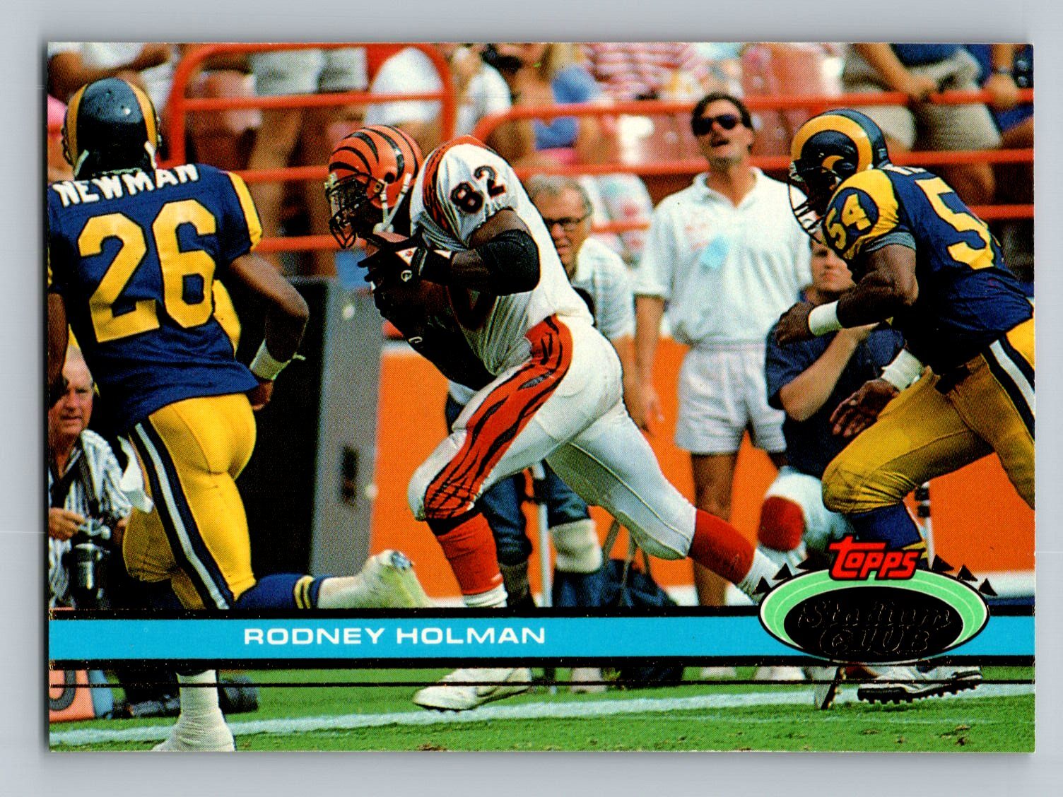 1991 Stadium Club #324 Rodney Holman Cincinnati Bengals | eBay