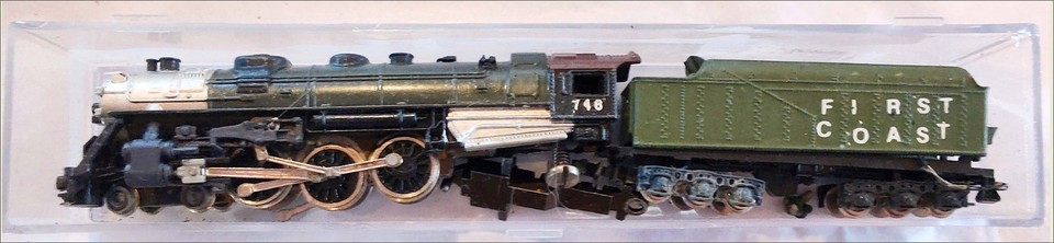 Vintage CON COR N Scale Locomotive w Coal Tender for Parts Repair | eBay