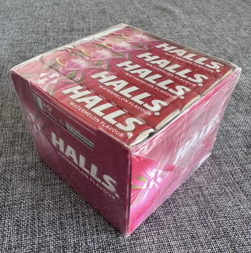 Halls Watermelon Flavour 20-Pack - New Sealed - international Hard ...