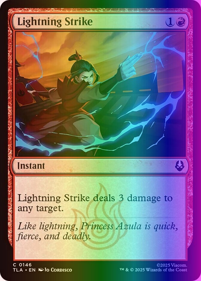 MTG Lightning Strike (146/447) Avatar The Last Airbender NM FOIL | eBay