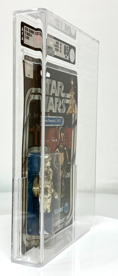 AFA 85 NM+ : Star Wars - C-3PO - 12 Back C - Kenner 1978 - Clear Bubble ...