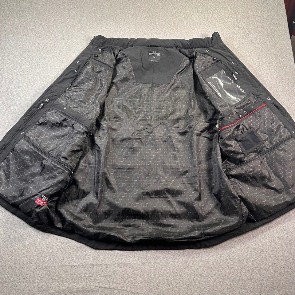 SCOTTeVEST TEC Vest Mens Black XL Multiple Pockets Utility Travel | eBay