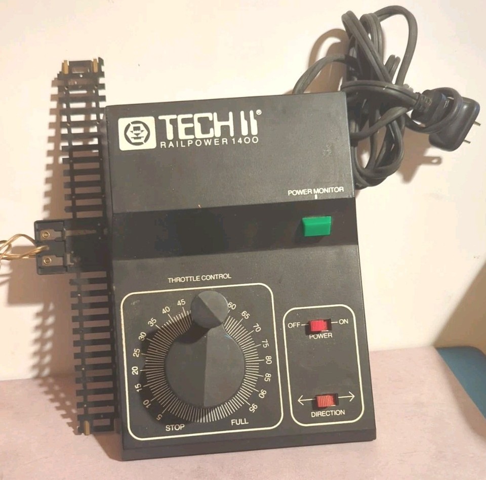 VTG USA Made MRC Tech II Railpower 1400 Transformer Model Train Speed ...