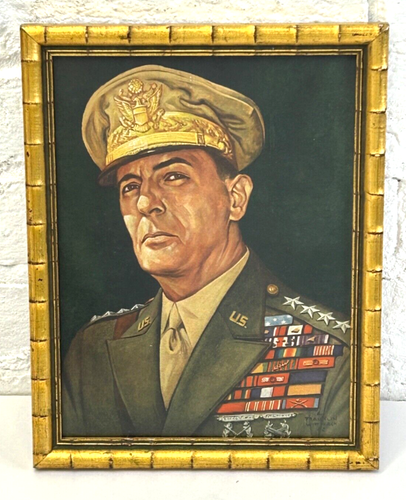 WWII US Army General Douglas MacArthur Framed Portrait Print | eBay