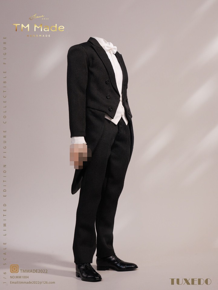 TM Made 1/6 Tuxedo Clothes Set Outfit Model Figure Accessory MM1004 A ...