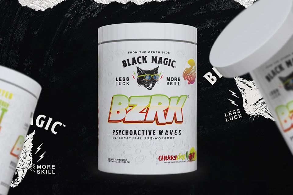BLACK MAGIC SUPPLY BZRK Psychoactive Waves Supernatural Pre-Workout 25 ...