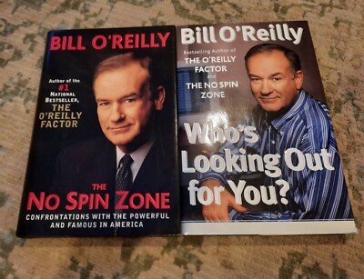 Set Of 2 Bill O'Reilly Books The No Spin Zone & Who's Looking Out For You GUC | eBay