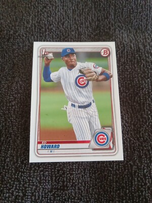 2020 Bowman Draft 1st Card Ed Howard Chicago Cubs Baseball Card BD-98 ...