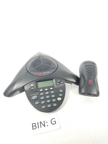 Polycom Soundstation 2 Display Conference Phone Station w/wall Module ...