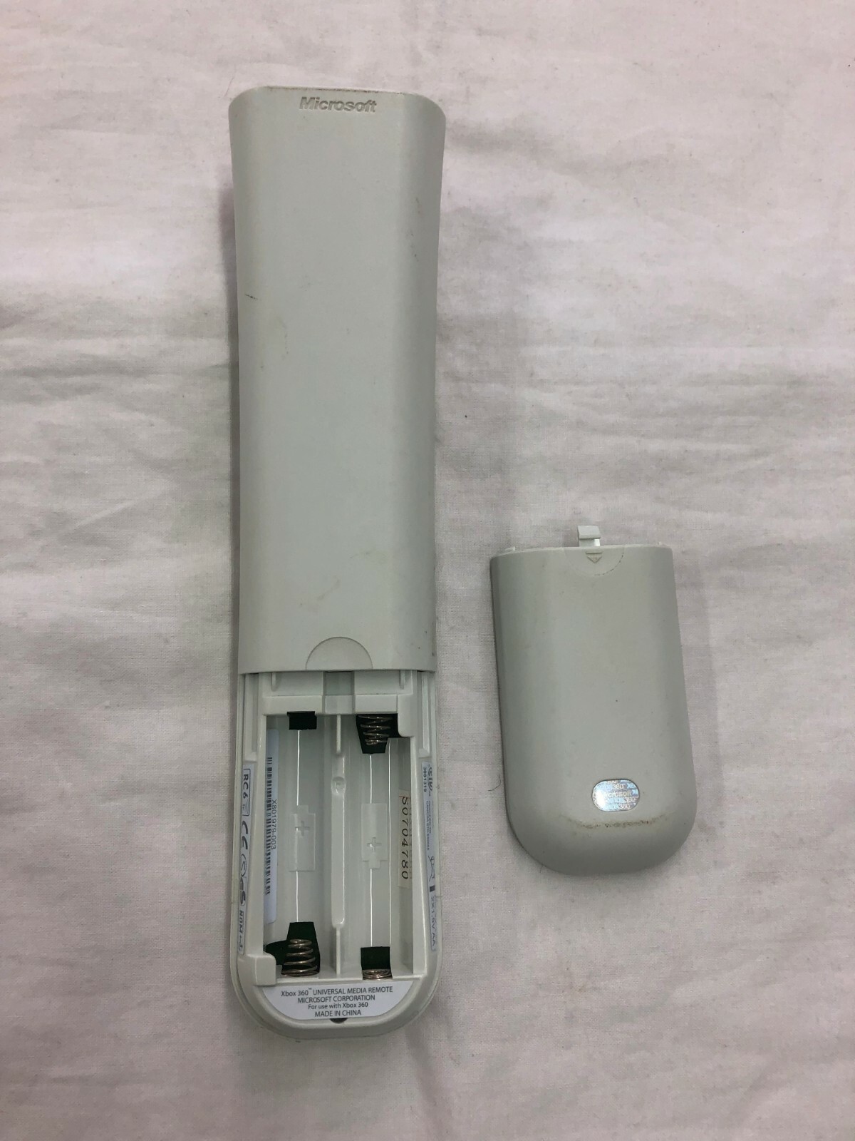 Microsoft Xbox 360 Universal Media Remote Control White DVD | eBay