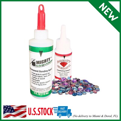 Mighty MENDIT, Permanent Fabric Adhesive, Flexible Stretchable Washable ...