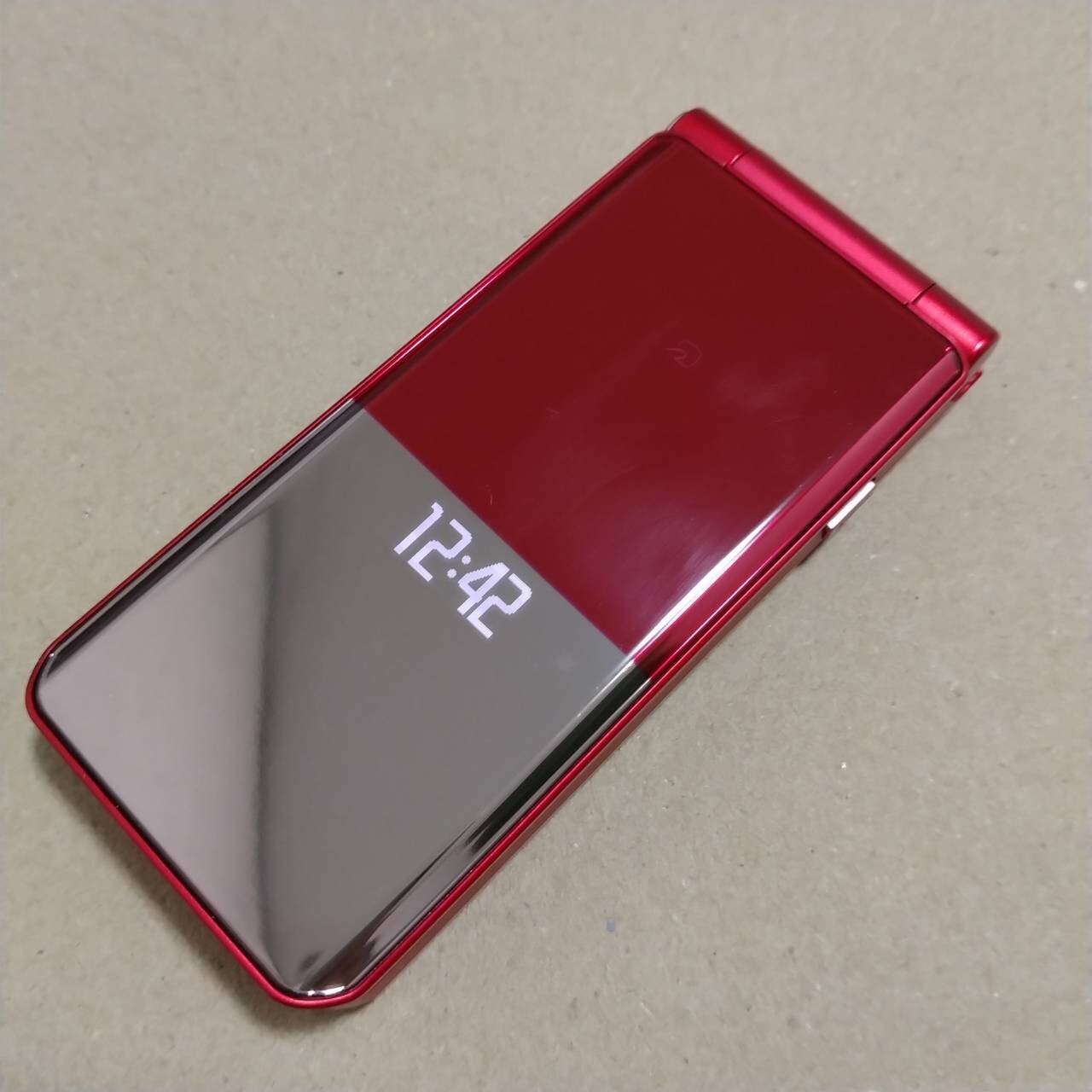 Fujitsu arrows Keitai F-03L Docomo SIM unlocked Red Android flip phone ...