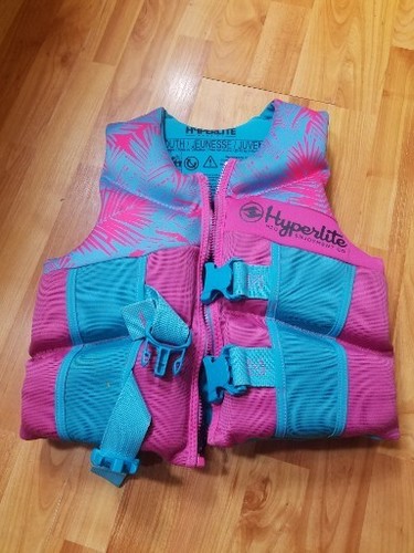 Hyperlite Youth Life Vest Jacket USCG Girls (55-88lbs) (25-40kg ...