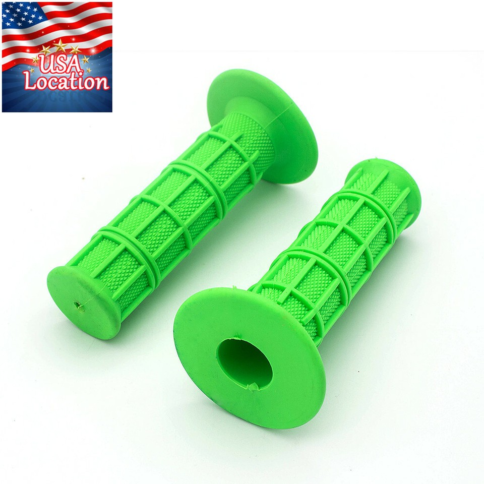 US Hand Grip Handle Bar Throttle Grips For Kawasaki KX125 KX250F KX250 ...