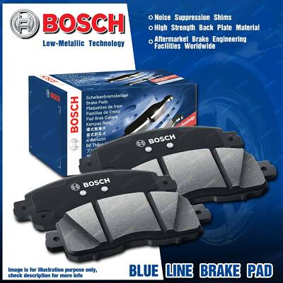 4x Bosch Front Disc Brake Pads for Audi A1 8X 1.0 1.2 1.4 1.6 Hatchback ...
