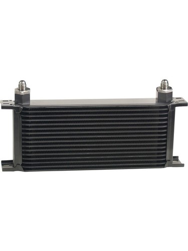 Derale Fluid Cooler 13 x 6-7/16 x 2 in Plate Type 10 AN Female O-Ring I ...