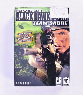 Delta Force Black Hawk Down Team Sabre Expansion PC CD ROM Game Windows | eBay
