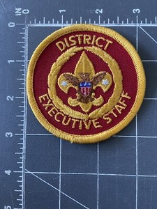 District Executive Staff Patch BSA Boy Scouts of America Badge Emblem ...