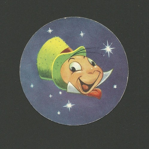Jiminy Cricket Vintage 1951 British Walt Disney Donald Duck Game Card ...