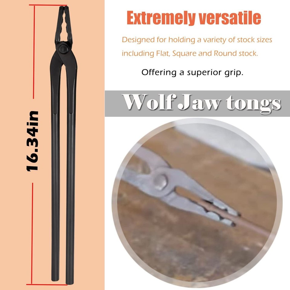 Knife Making Tongs 5PCS Blacksmith Tongs Tools Set Forging Tongs Tool ...